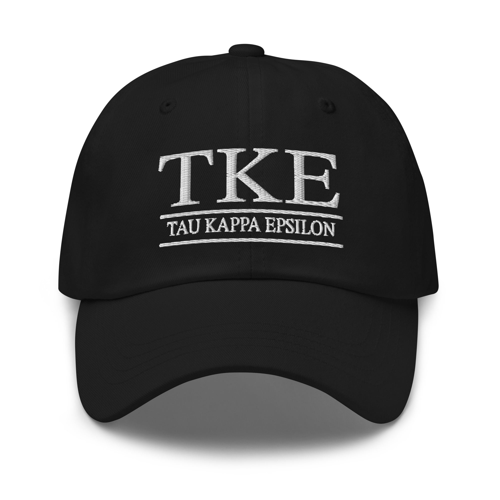 TKE Classic Letters Baseball Cap in Black – The Tau Kappa Epsilon Store